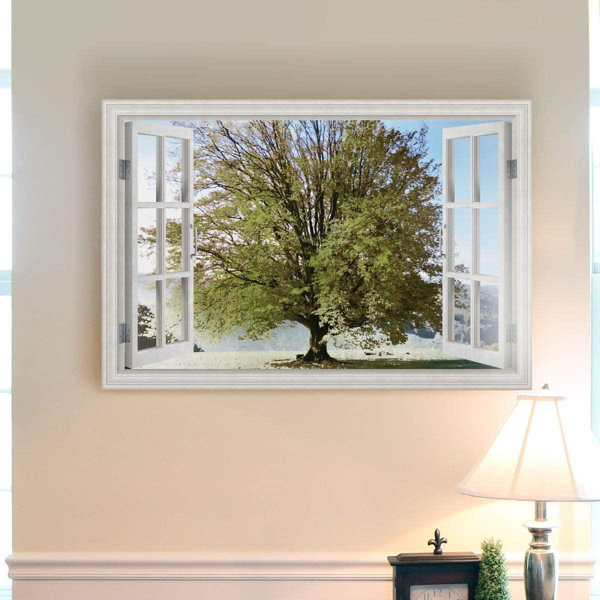 Red Barrel Studio® Beautiful Nature Scenery - Picture Frame Painting on ...