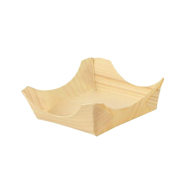 Loon Peak® Wooden Plates Square,Wooden Square Plates Organic,Small ...