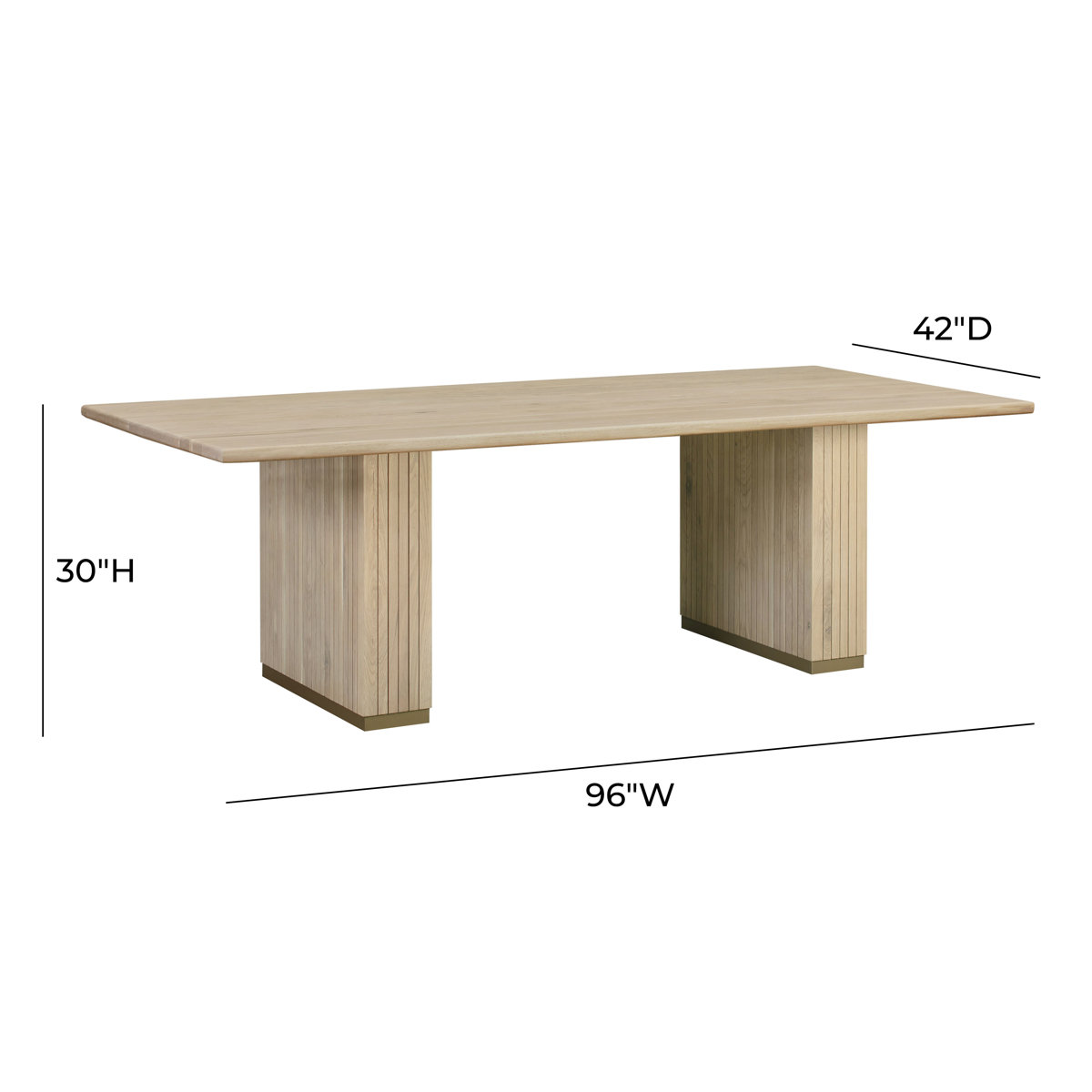 AllModern Scribe 96'' Dining Table | Wayfair