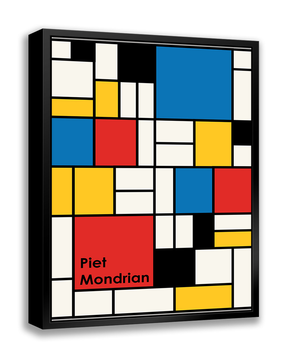 ATX Art Group LLC Piet Mondrian-Giclee by Stanley Print House - Floater ...