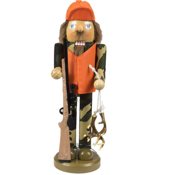 The Holiday Aisle® Deer Hunter Nutcracker & Reviews | Wayfair
