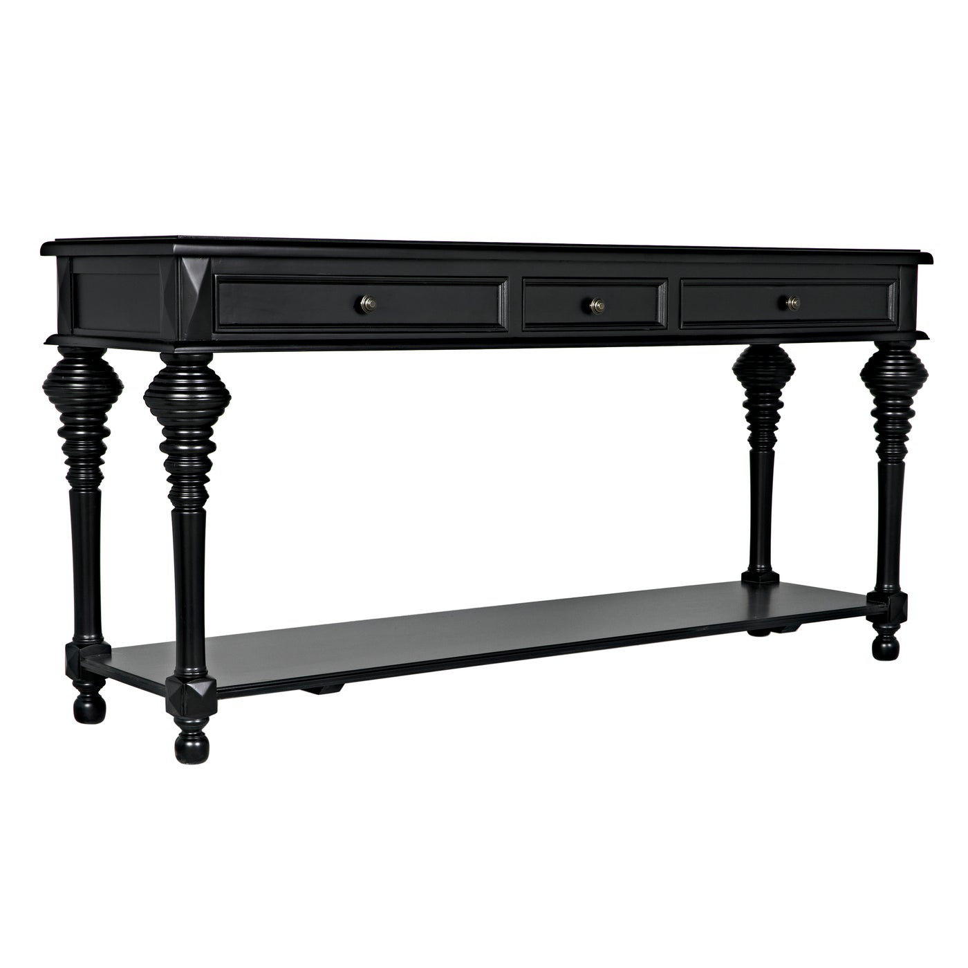 Noir Colonial 72'' Solid Wood Console Table | Wayfair