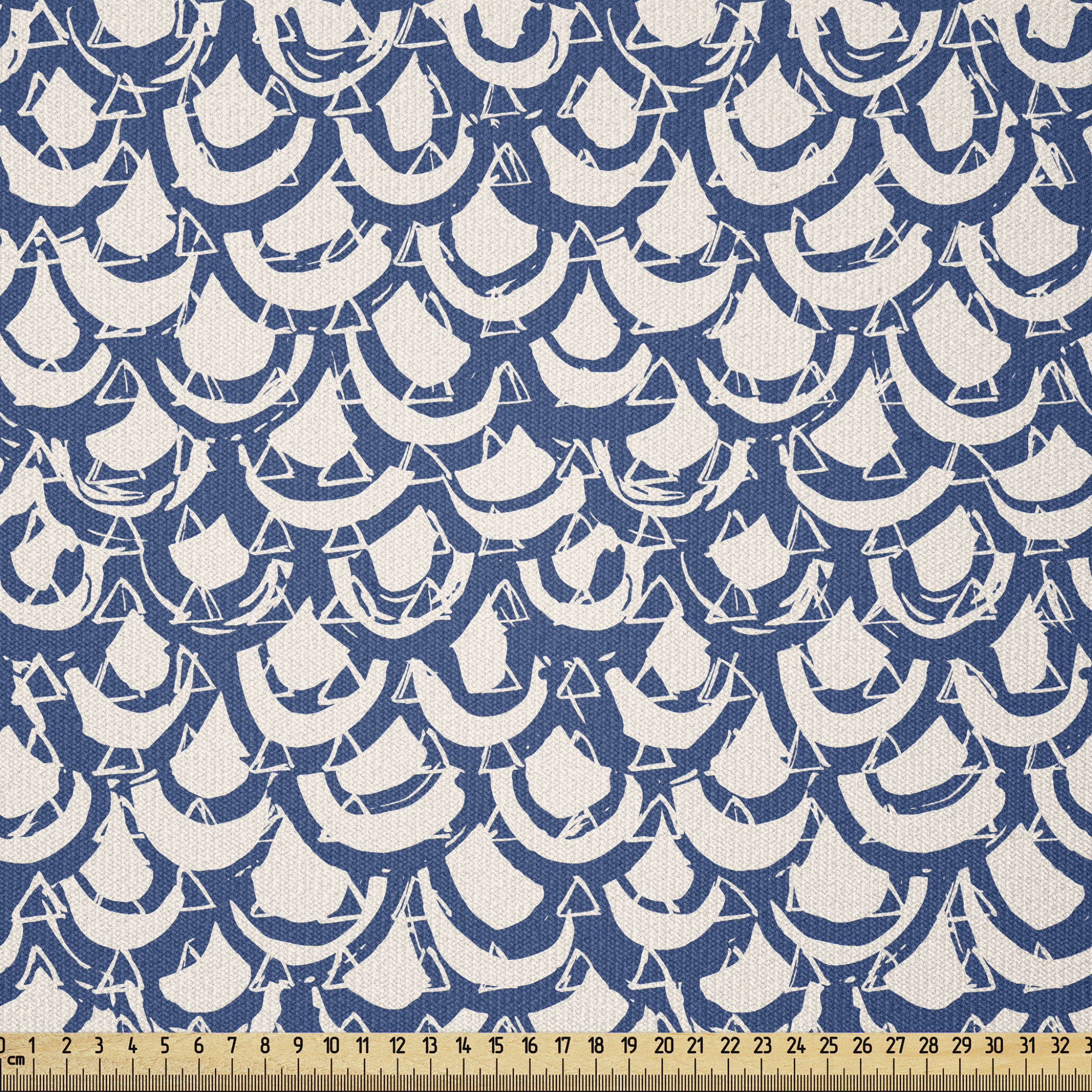 East Urban Home Ethnic Fabric By The Yard, Hand Drawn Style Indonesian ...