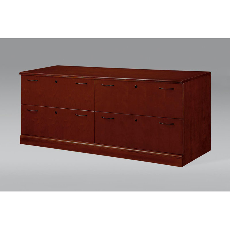 Flexsteel Contract Belmont 4-Drawer Credenza File | Wayfair