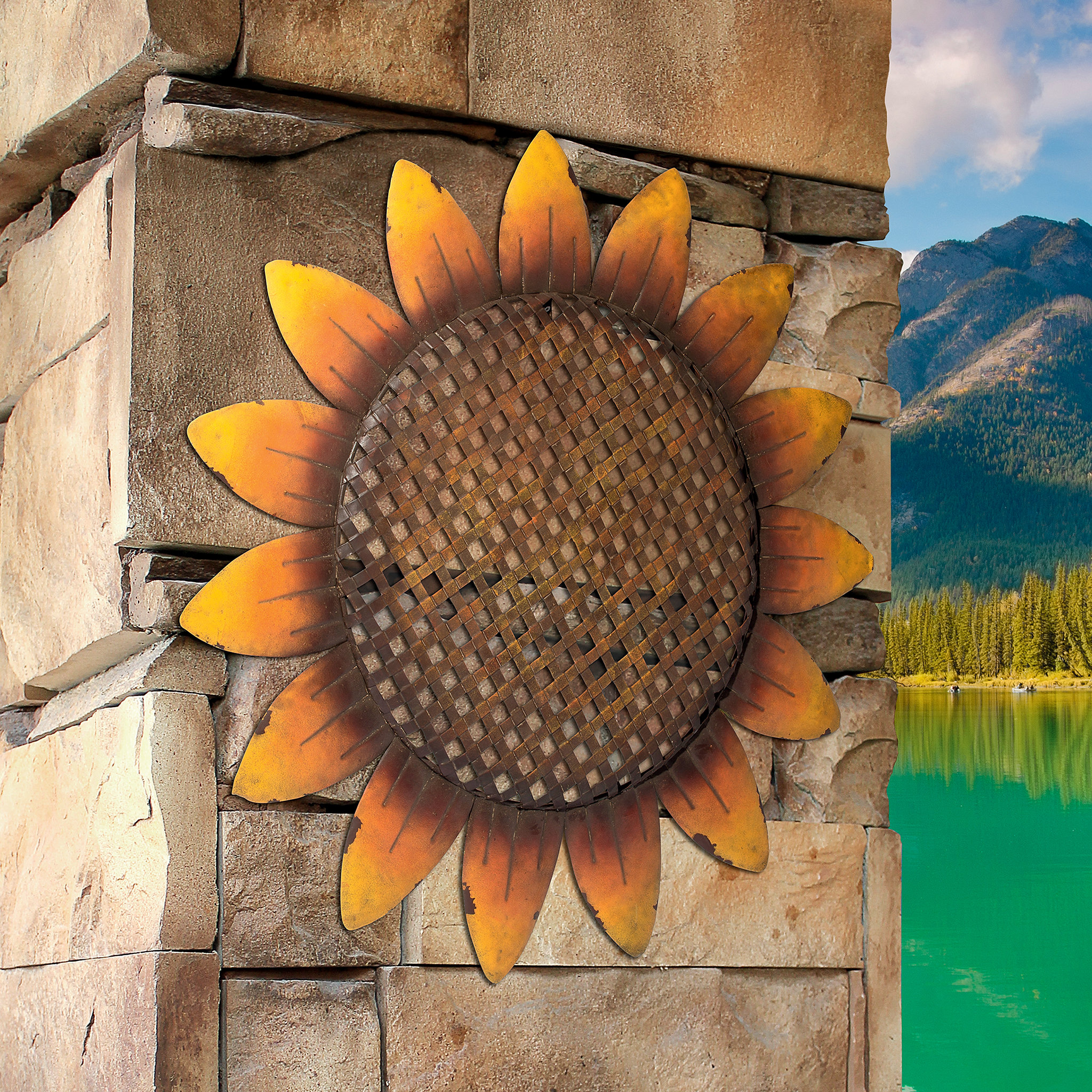 Design Toscano Van Grow Sunflower Wall Décor & Reviews | Wayfair