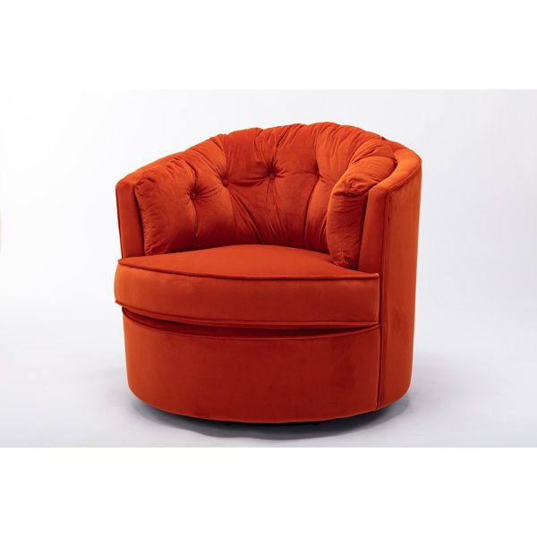 Burnt Orange Swivel Chair | Wayfair