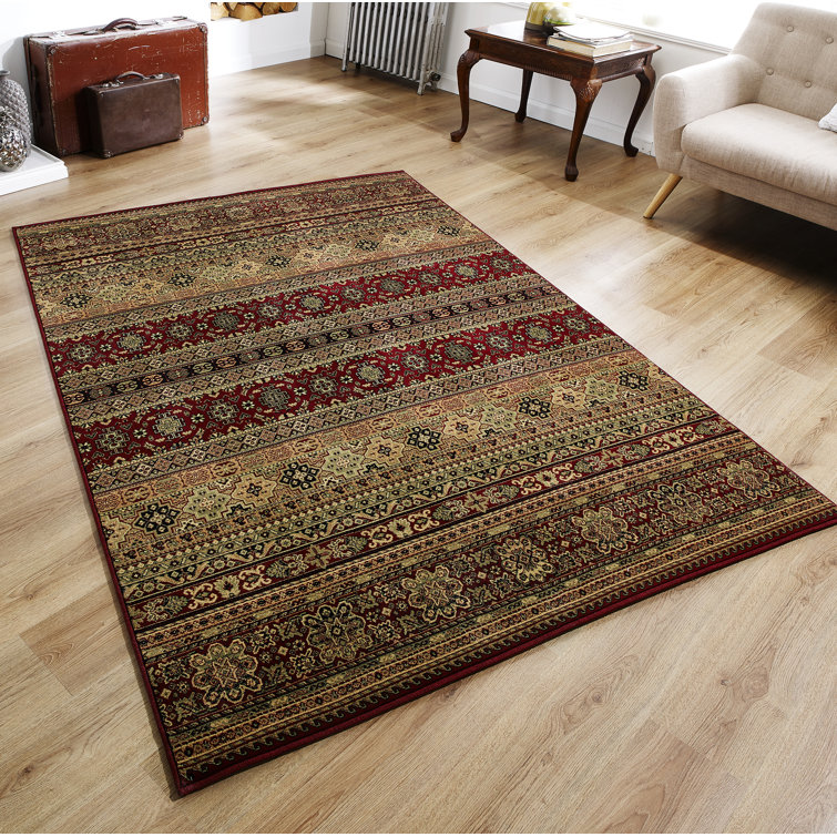 Three Posts Boulder Brook Red/Brown Rug & Reviews | Wayfair.co.uk