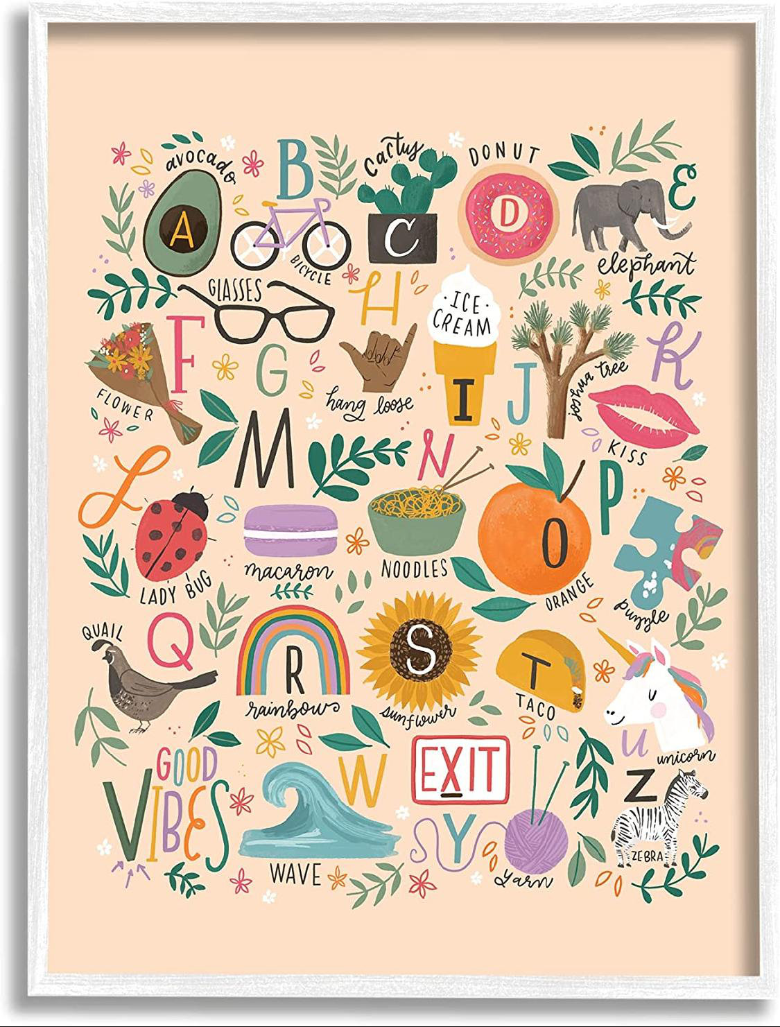 Red Barrel Studio® Whimsical Kid's Alphabet Playful ABC Illustrations ...