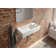 Kaldewei Pergamon Beige Steel Enamel Rectangular Wall Hung Basin ...