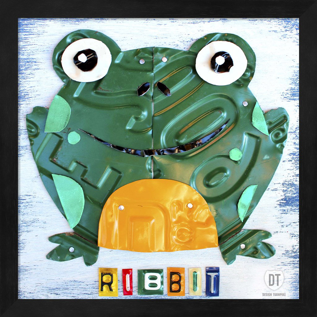 Trinx Ribbit The Frog by Design Turnpike - Picture Frame Print | Wayfair