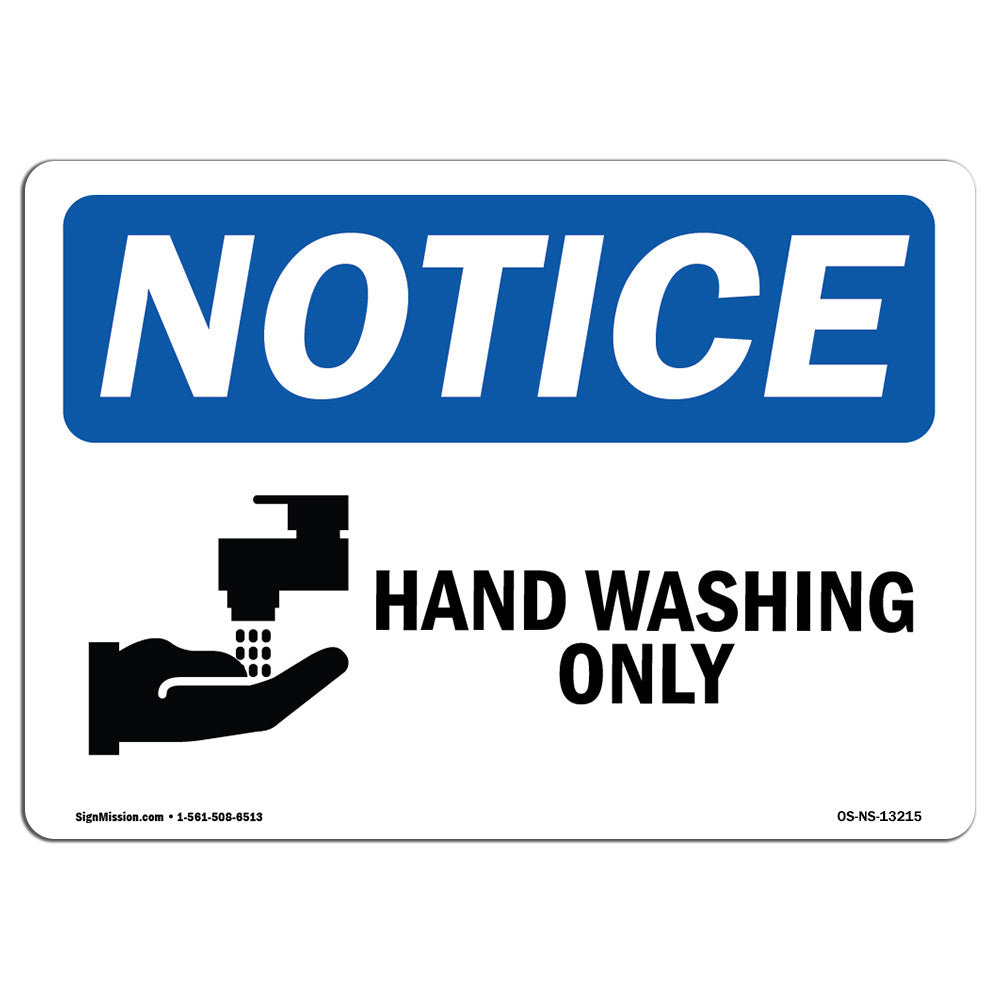 SignMission Hand Washing Only Sign | Wayfair