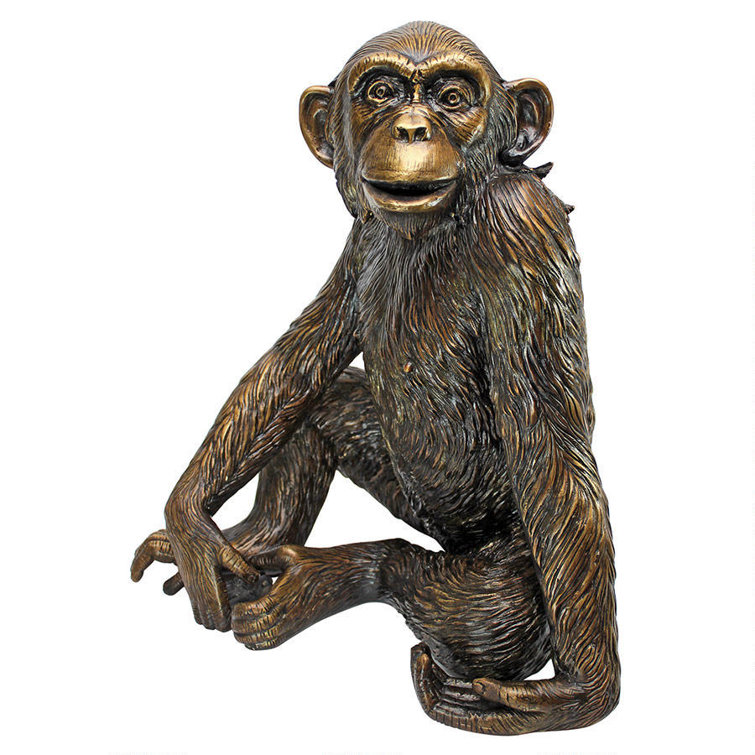 Design Toscano Chatty Chimpanzee Garden Statue - Wayfair Canada