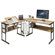 Inbox Zero Doireann L-shaped Drafting Table & Reviews | Wayfair