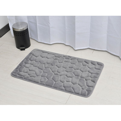 River Stone Bath Mat | Wayfair