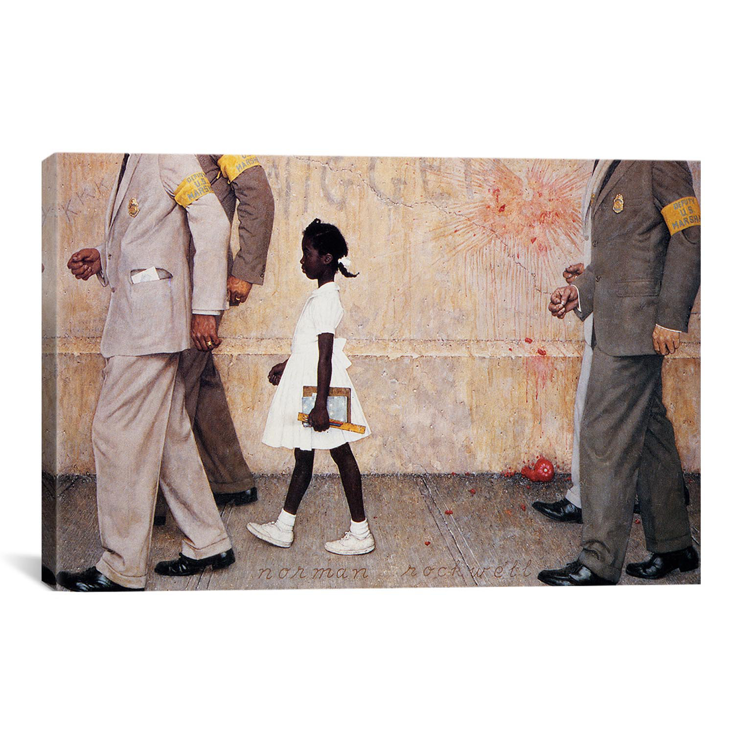Vault W Artwork The Problem We All Live With (Ruby Bridges) by Norman ...