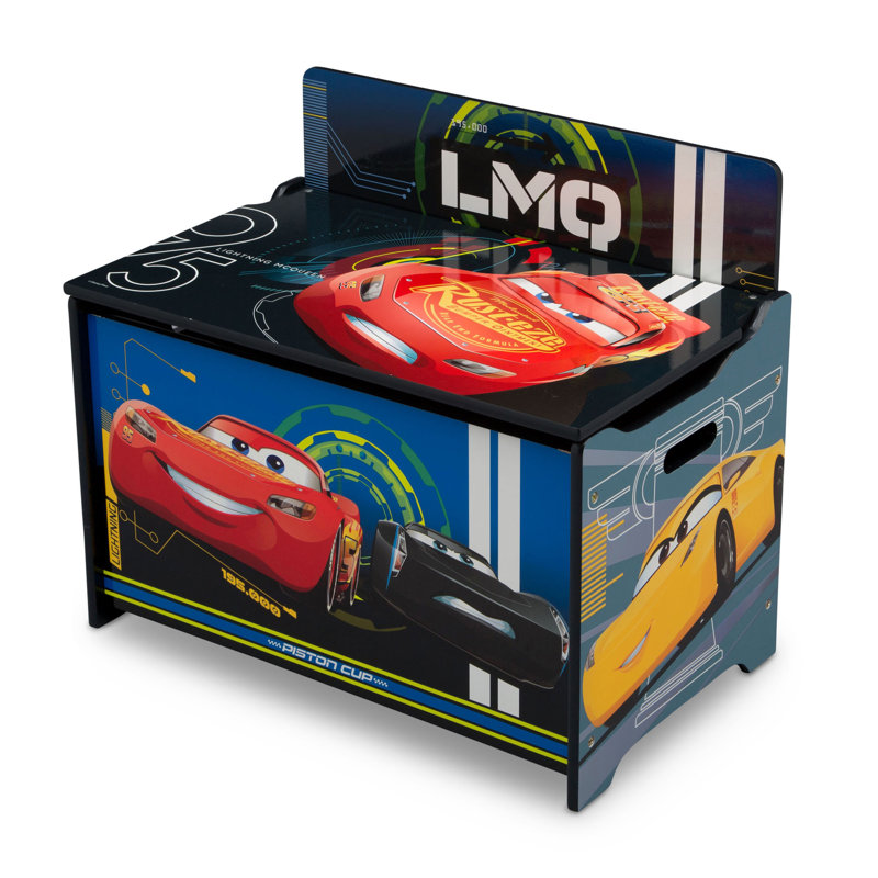 Delta Children Disney Pixar Cars Deluxe Toy Box & Reviews | Wayfair