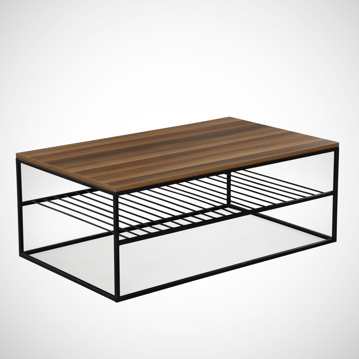 East Urban Home Manuel Frame Coffee Table with Storage | Wayfair