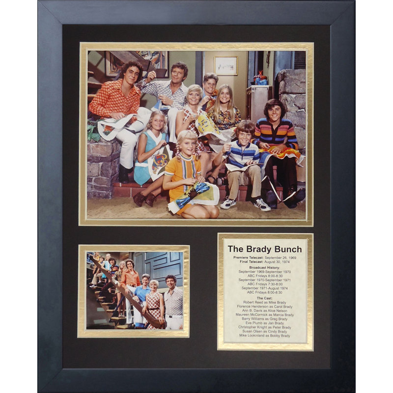 Legends Never Die The Brady Bunch Framed Memorabilia | Wayfair