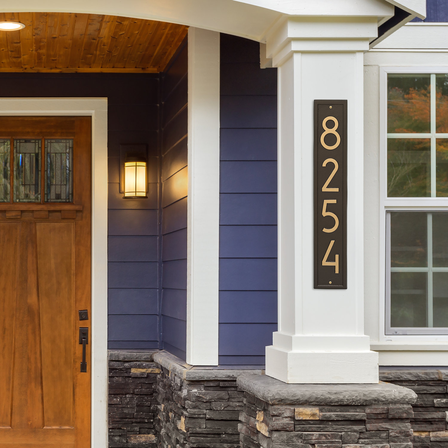 Whitehall Products Vertical Modern Personalized Wall Mount & Reviews ...