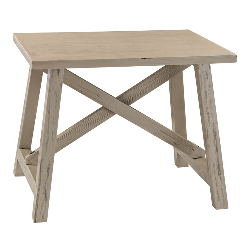 August Grove® Pinehurst 19'' Tall Solid Wood End Table | Wayfair