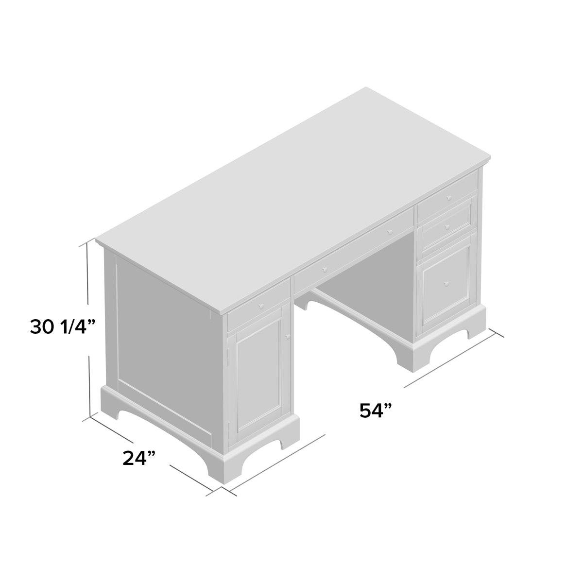 Three Posts™ Patricia Desk & Reviews | Wayfair