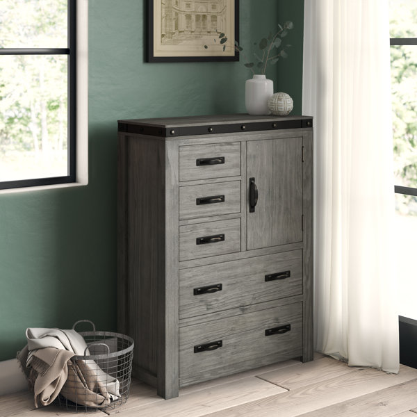 Sand & Stable Commode pour homme 5 tiroirs 38 po Serena et Commentaires ...