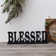 Gracie Oaks Parkland Blessed Letter Block & Reviews | Wayfair