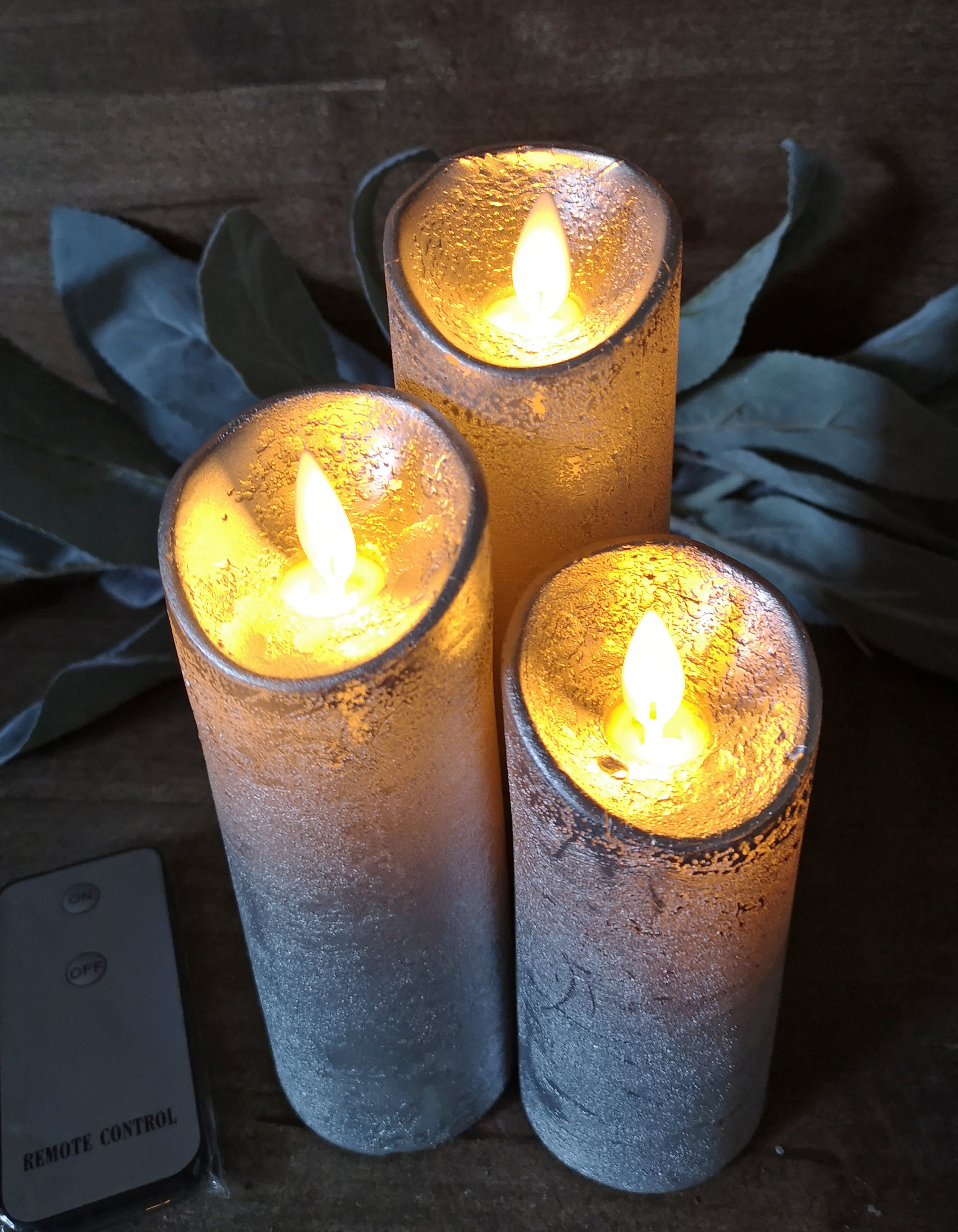 Symple Stuff Luminated Led Pillar Candle Set & Reviews | Wayfair