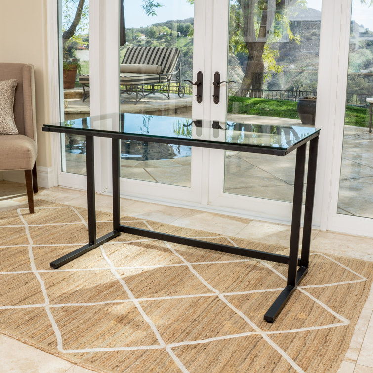 Latitude Run® Abbott Modern Glass Desk & Reviews - Wayfair Canada
