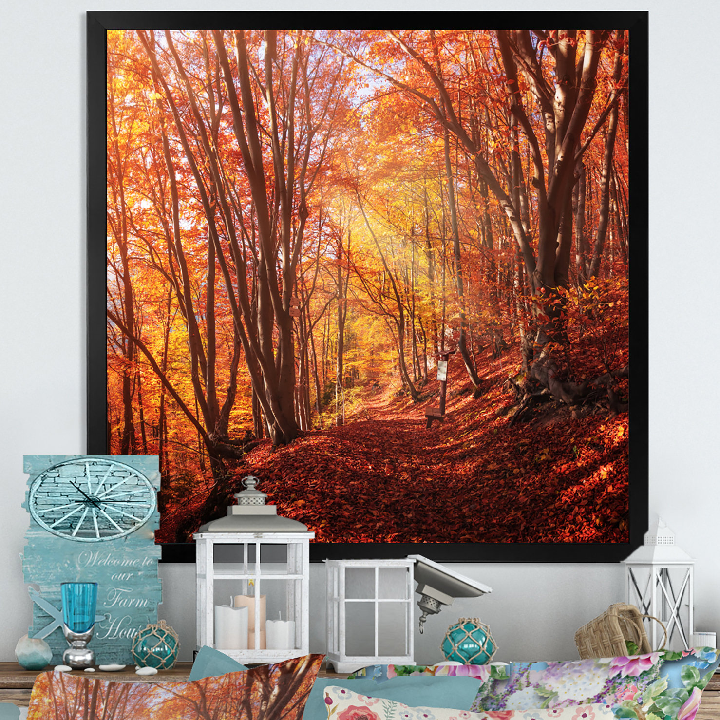 Millwood Pines Colorful Trees In Autumn Forest Colorful Trees In Autumn ...