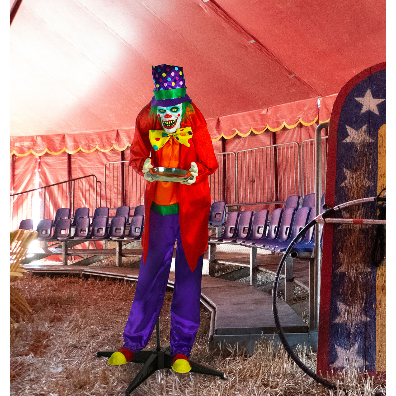 The Holiday Aisle® Life-Size Animatronic Clown Figurine & Reviews | Wayfair