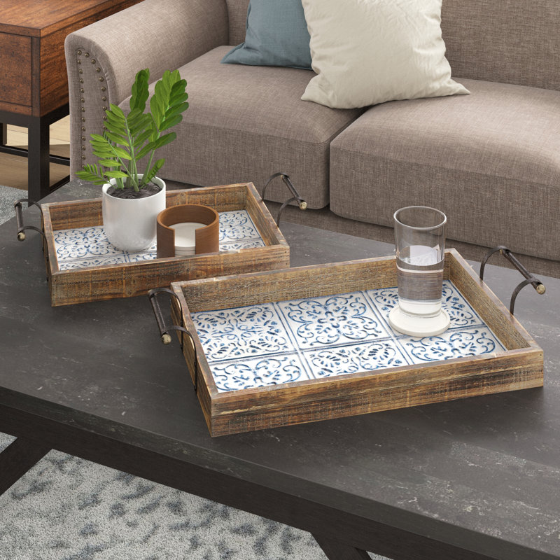 Laurel Foundry Modern Farmhouse Vanmatre Tray - Set of 2 & Reviews ...