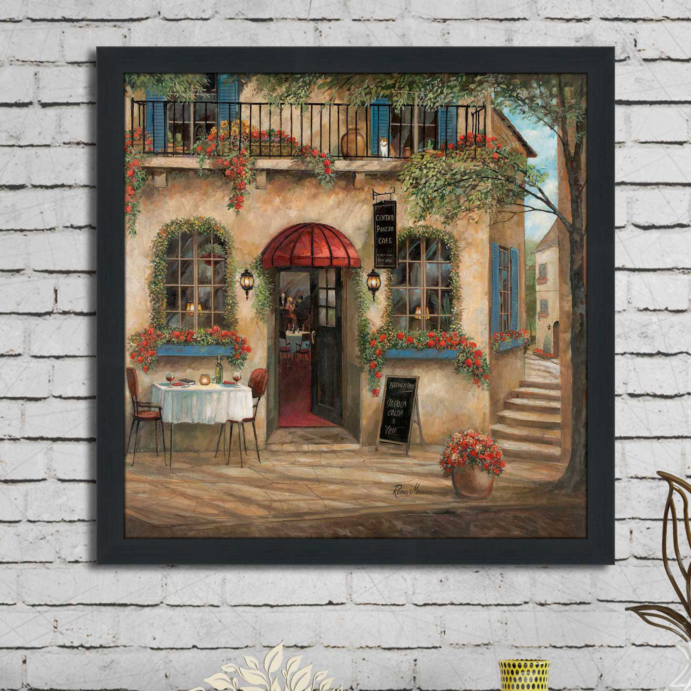 Fleur De Lis Living Centro Piazza Cafe by Ruane Manning - Picture Frame ...