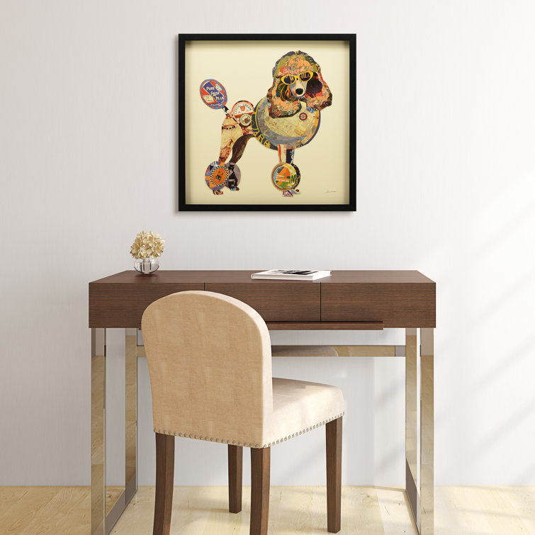 Latitude Run® Poodle by Alex Zeng - Picture Frame Graphic Art & Reviews ...