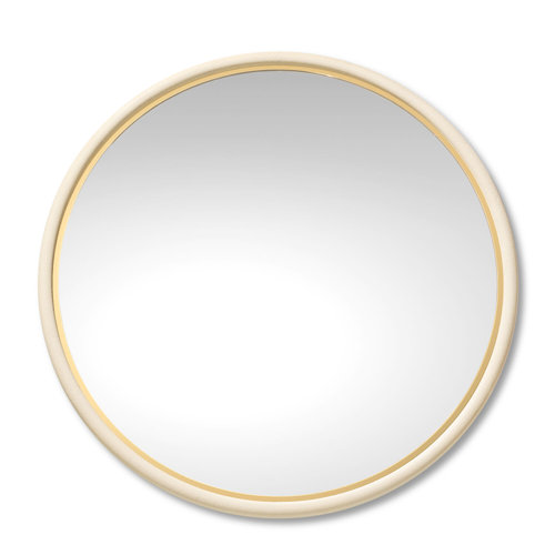 AERIN Home Shagreen Round Accent Mirror | Perigold