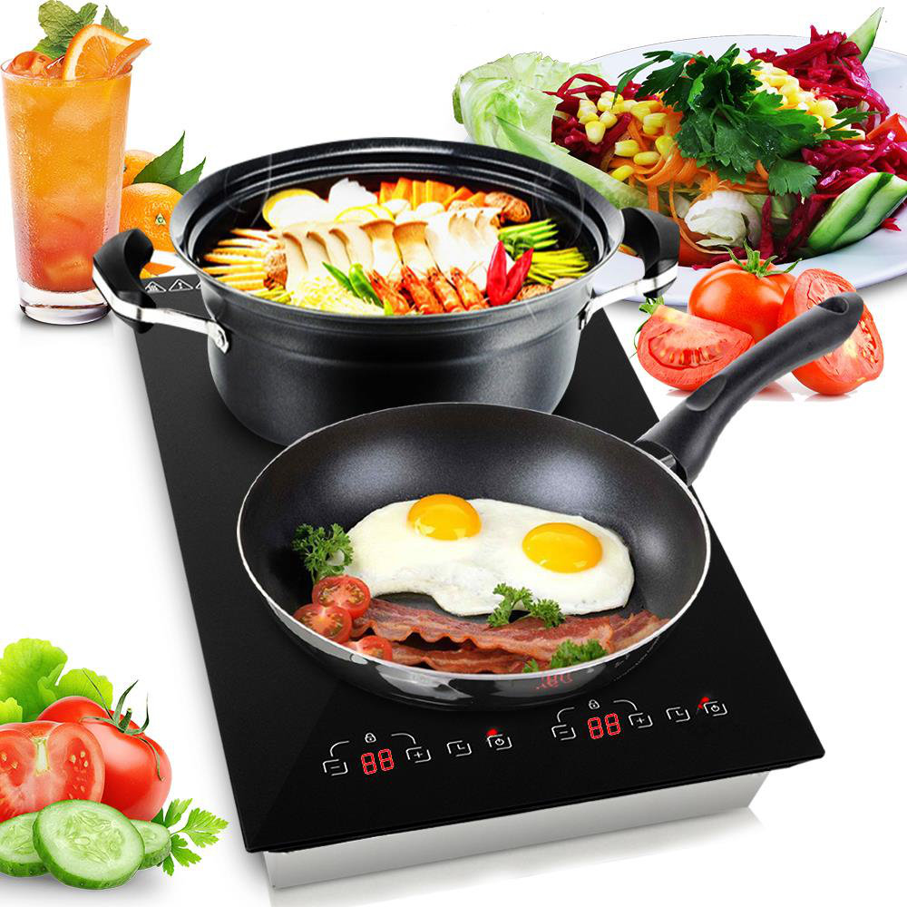 NutriChef Induction Double Hot Plate & Reviews | Wayfair