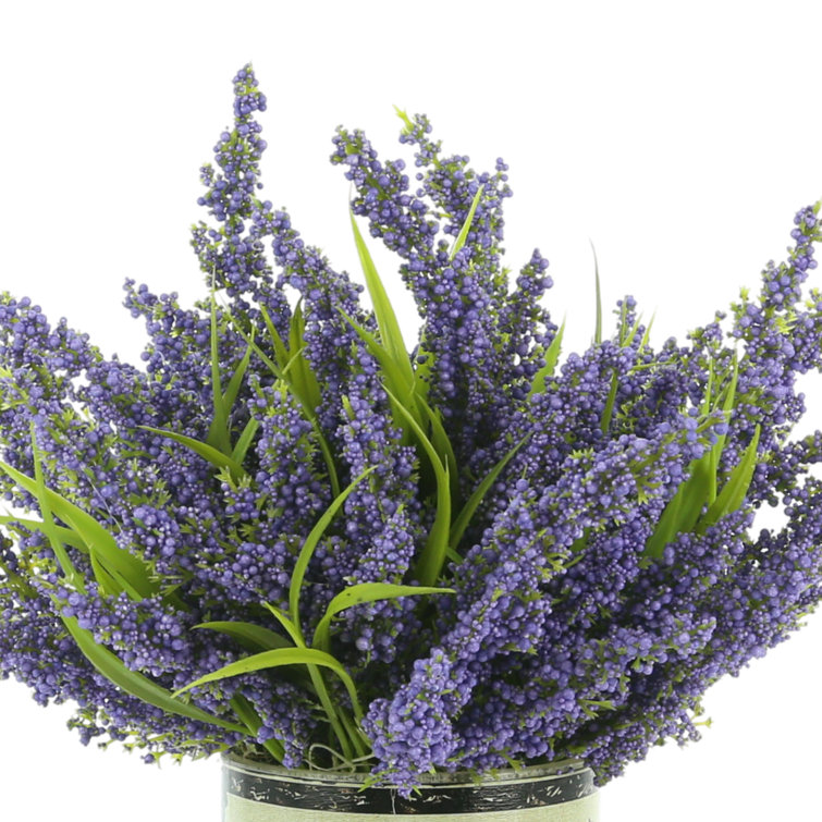 Primrue Heather Floral Arrangements in Vase | Wayfair