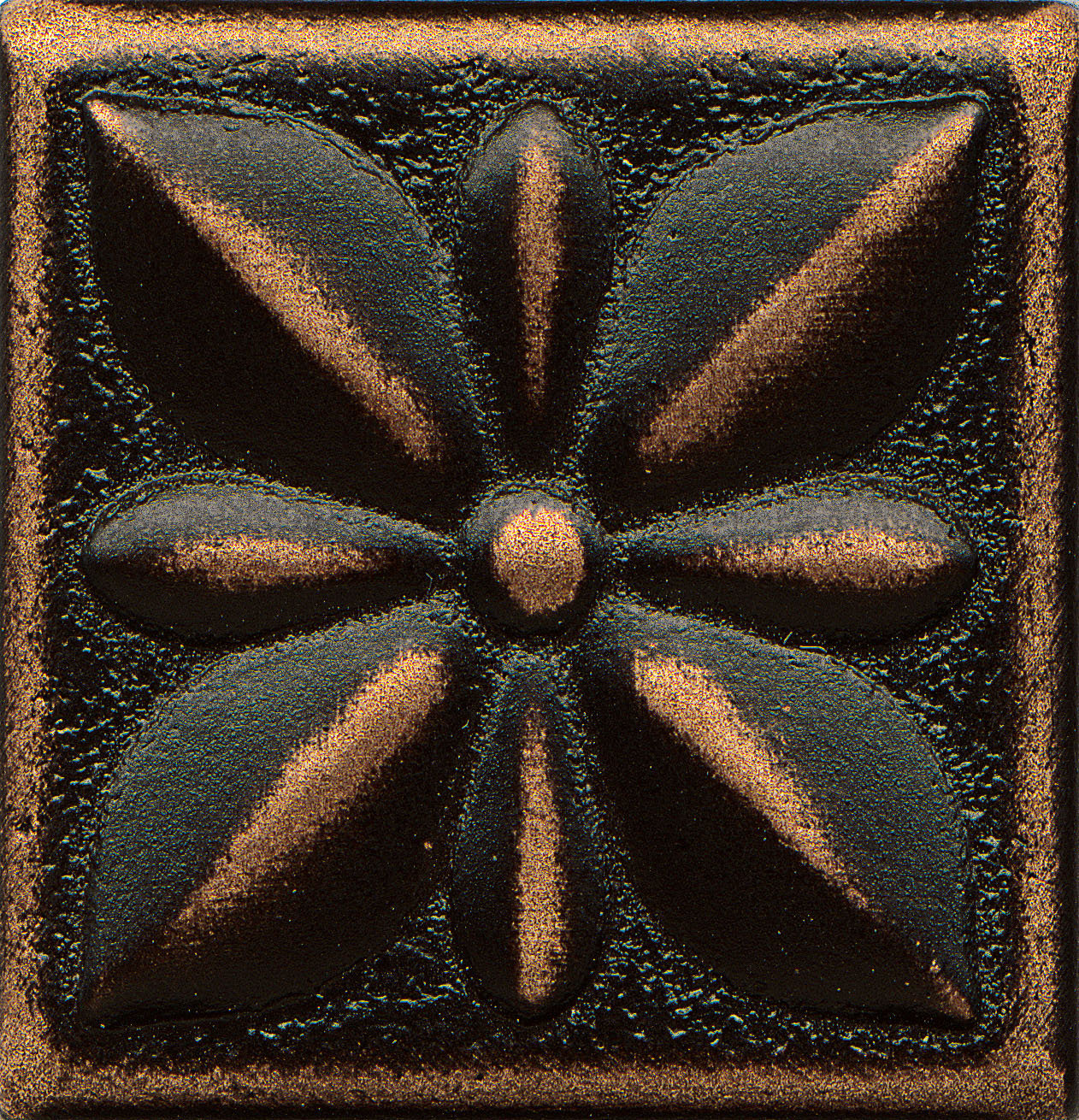 Bedrosians Ambiance 2" x 2" Resin Insert Jasmine Decorative Accent Tile ...