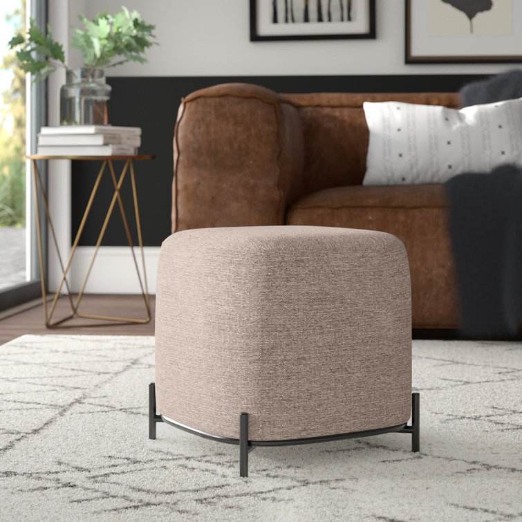 Mercury Row® Ohman 16.5'' Wide Square Cube Ottoman & Reviews | Wayfair