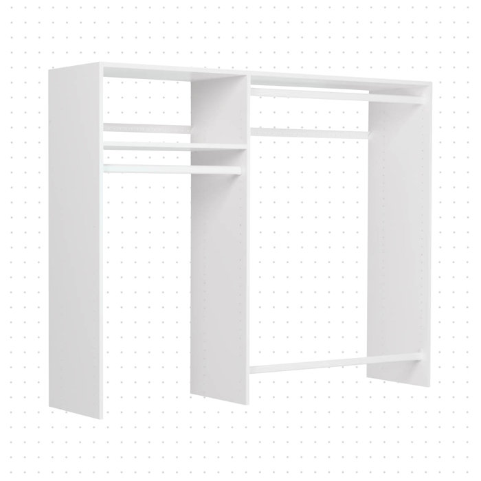 Dotted Line™ Grid 36" W - 60" W Closet System Starter Kit & Reviews ...