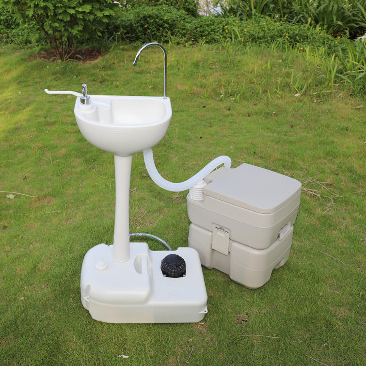 Ktaxon 21.3" x 14.6" Portable Utility Sink with Faucet & Reviews | Wayfair