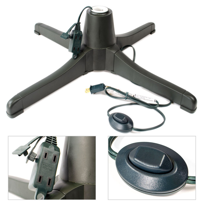 The Holiday Aisle® Christmas Rotating Tree Stand & Reviews | Wayfair