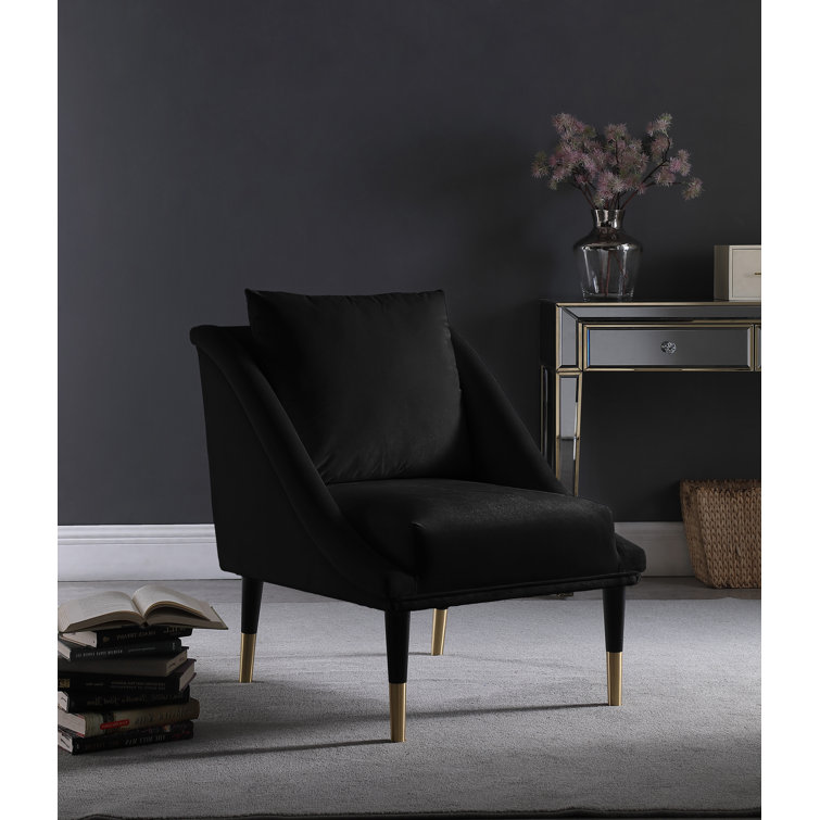 Everly Quinn Eldert 26'' Wide Velvet Club Chair & Reviews | Wayfair
