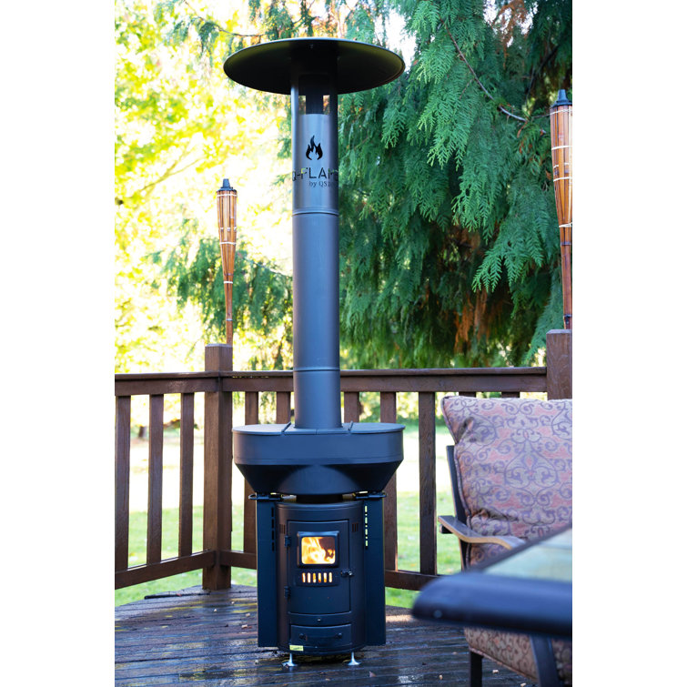 Q-Stoves Outdoor 100,000 BTU Wood Pellets Patio Heater & Reviews ...