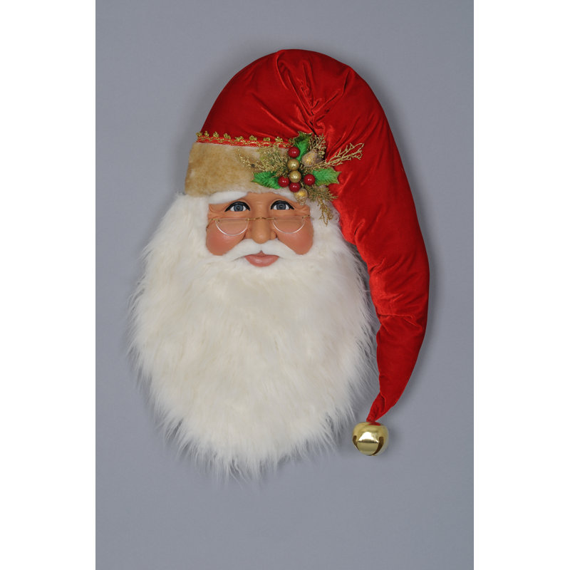 Karen Didion Christmas Traditional Santa Head & Reviews | Wayfair