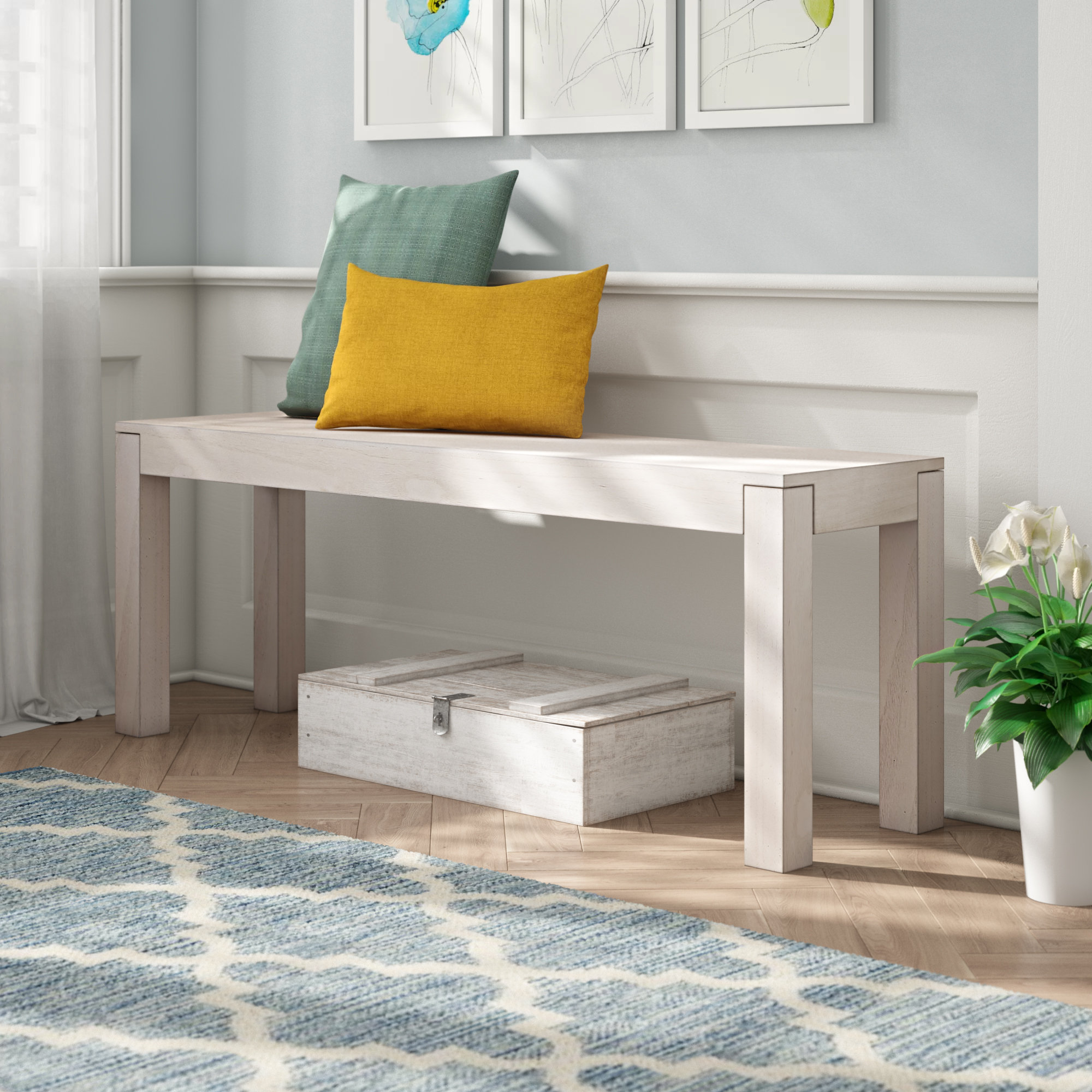 Millwood Pines Calderwood Bench & Reviews | Wayfair