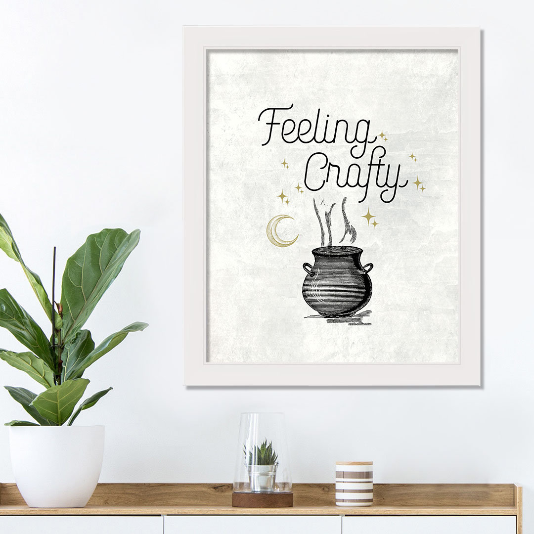 Trinx Feeling Crafty 1 - Textual Art | Wayfair