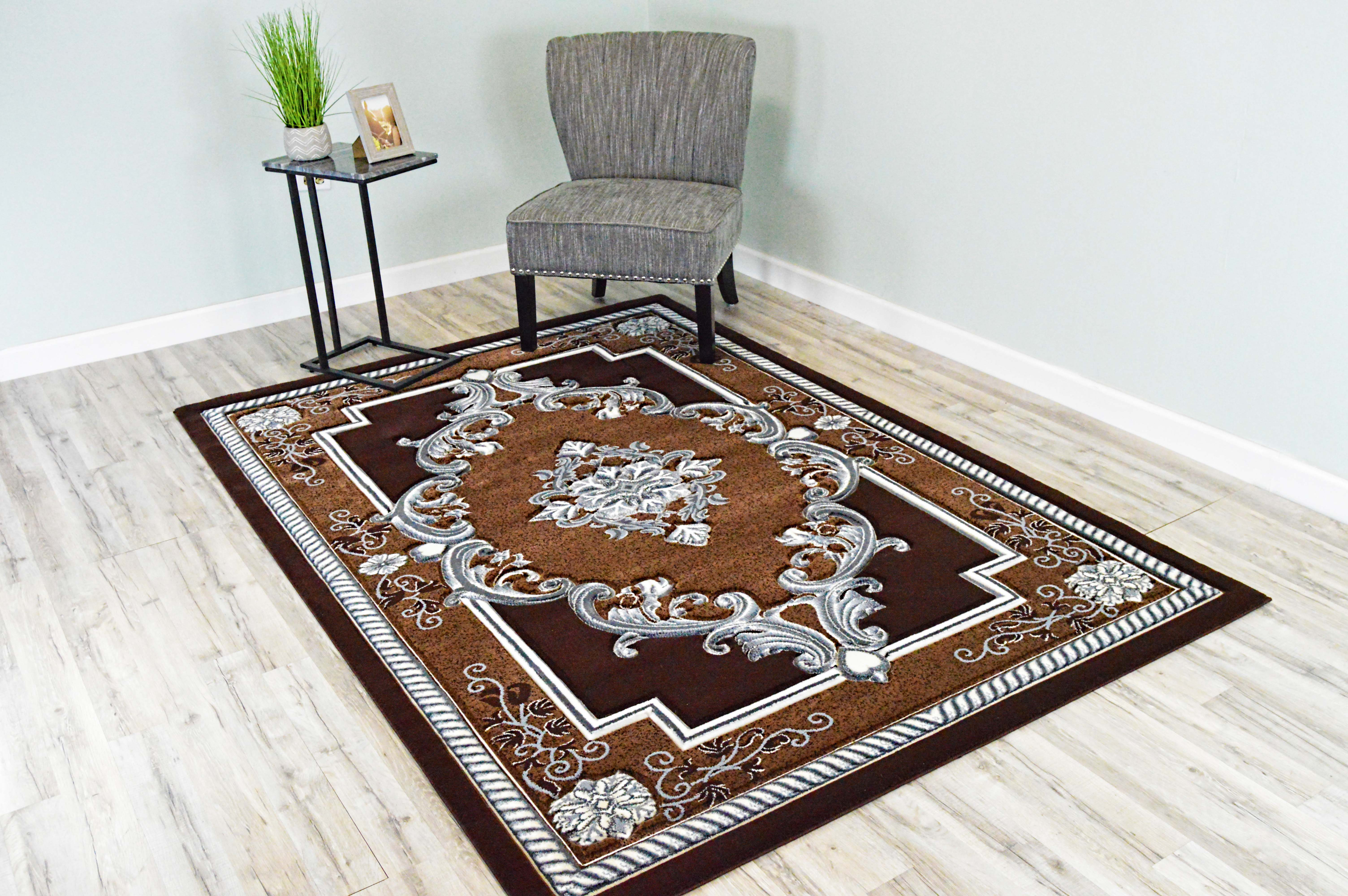 Astoria Grand Ramsel Power Loom Performance Espresso Rug & Reviews ...