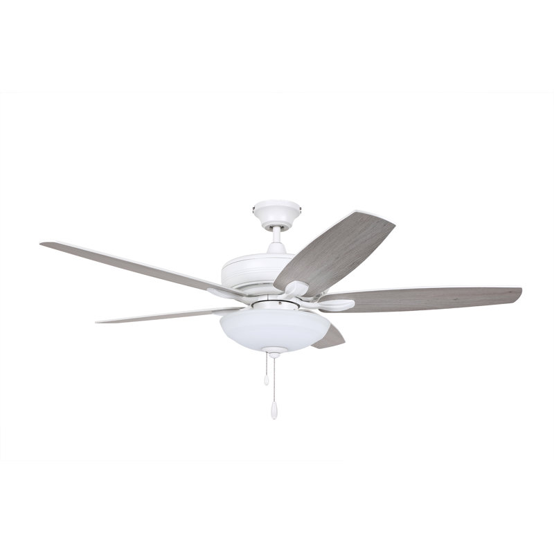 Red Barrel Studio® 52" Millfield 5 - Blade LED Standard Ceiling Fan ...