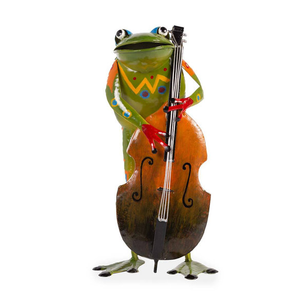 Wind & Weather Frog Musician | Wayfair